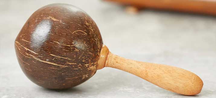 Sustainable Coconut Shell Percussion Instruments
